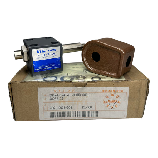 Tokyo Keiki Tokimec Flui-trol miniatur directional control valve Wegev ...